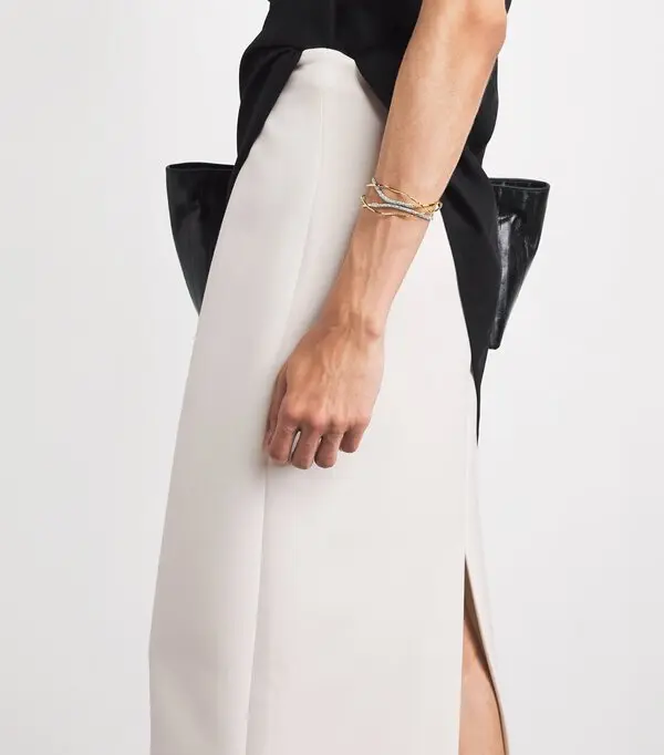 Roland Mouret Crepe Midi Pencil Skirt