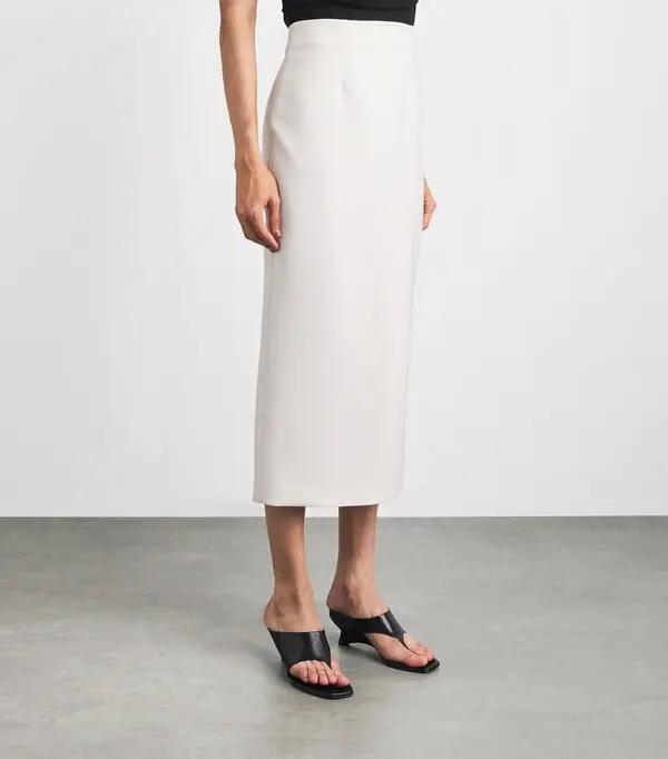 Roland Mouret Crepe Midi Pencil Skirt