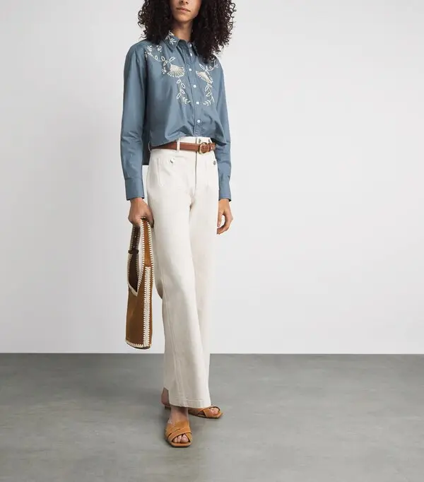 Veronica Beard Beaded Aderes Shirt