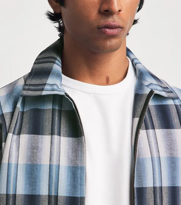 JW Anderson Cotton Check Bomber Jacket