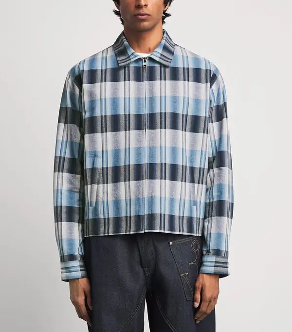JW Anderson Cotton Check Bomber Jacket