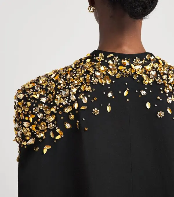 Jenny Packham Embellished Alona Cape