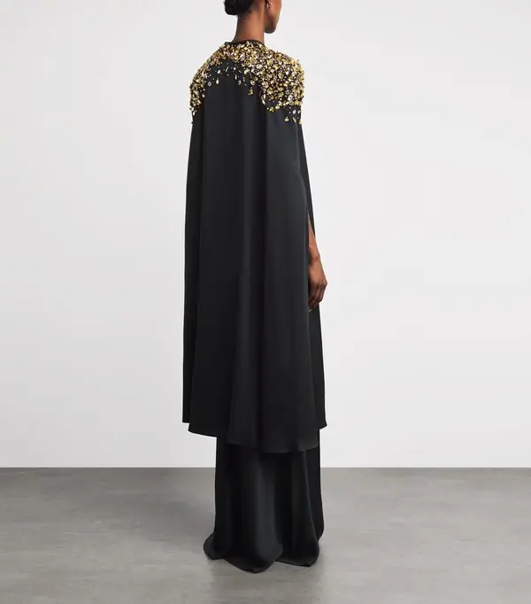 Jenny Packham Embellished Alona Cape