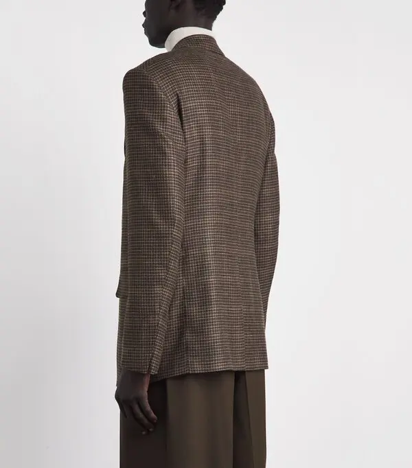 TOM FORD Wool-blend Houndstooth Shelton Blazer