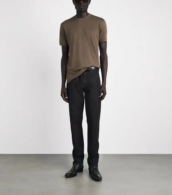TOM FORD Lyocell-cotton T-shirt
