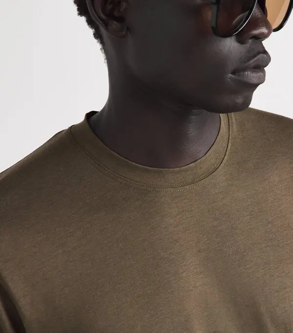 TOM FORD Lyocell-cotton T-shirt