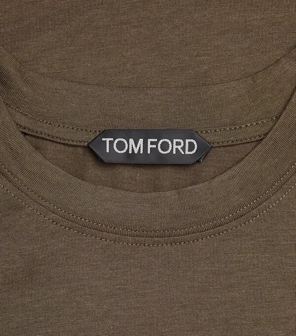TOM FORD Lyocell-cotton T-shirt