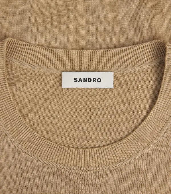 Sandro Knitted T-shirt