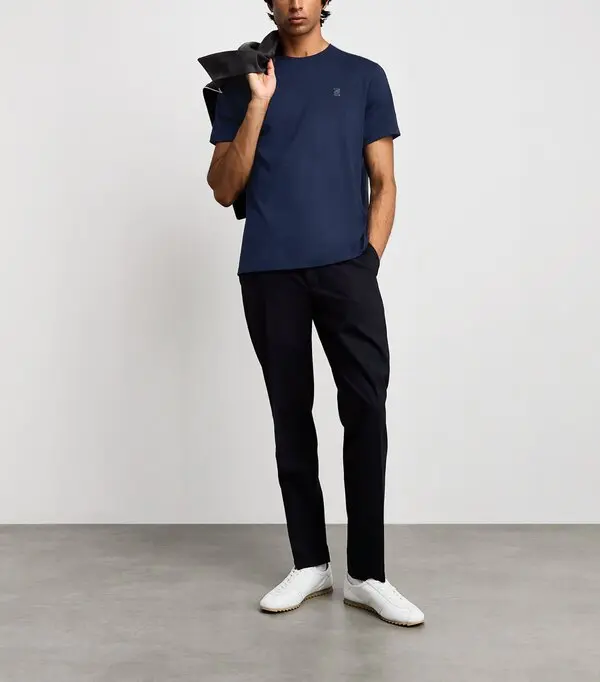 Sandro Cotton Logo-patch T-shirt