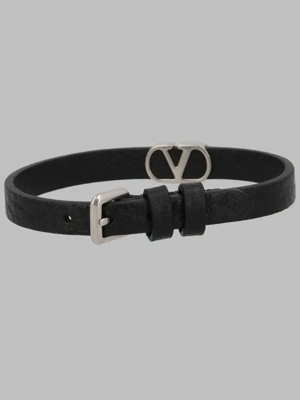 Valentino Garavani Bracciale "vlogo Signature" In Pelle