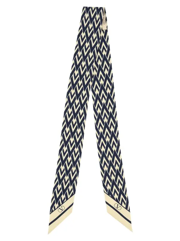 Valentino Garavani Toute La V" Silk Bandeau - Multicolour
