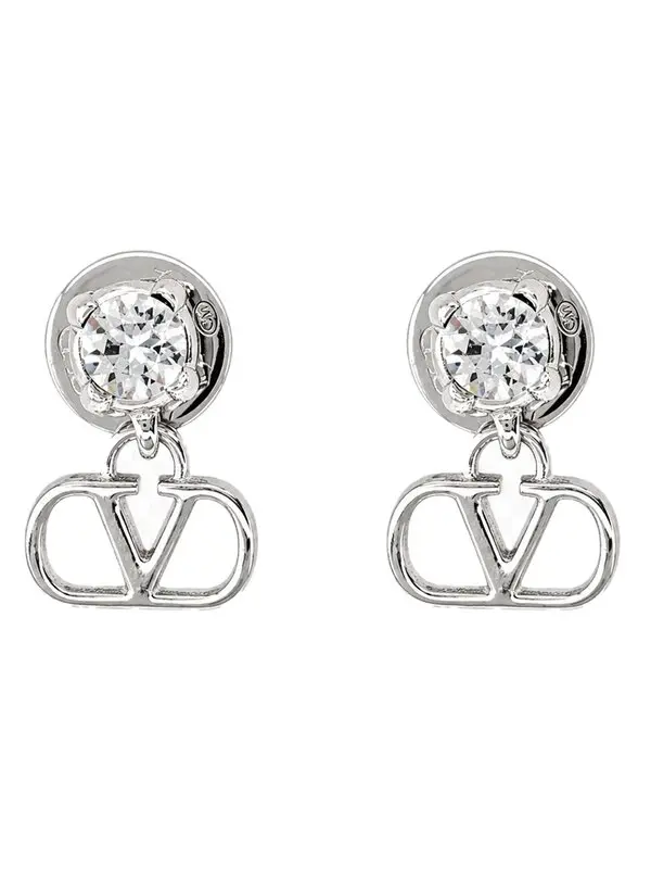 Valentino Garavani Orecchini "vlogo Signature" Con Strass