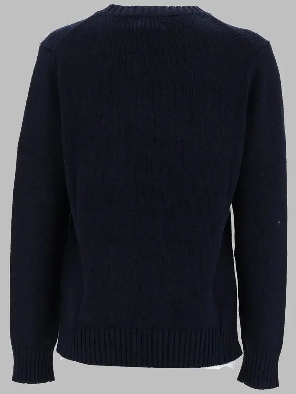 Polo Ralph Lauren Maglia "bear" In Cotone E Lino