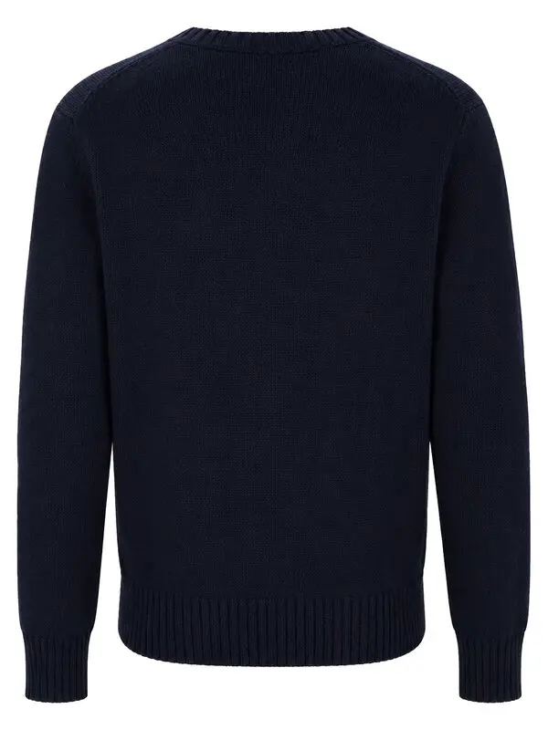 Polo Ralph Lauren Maglia "bear" In Cotone E Lino