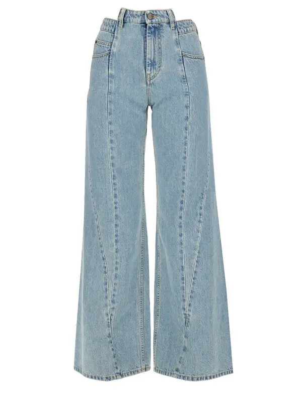 MAISON MARGIELA Wide Leg Jeans - Denim