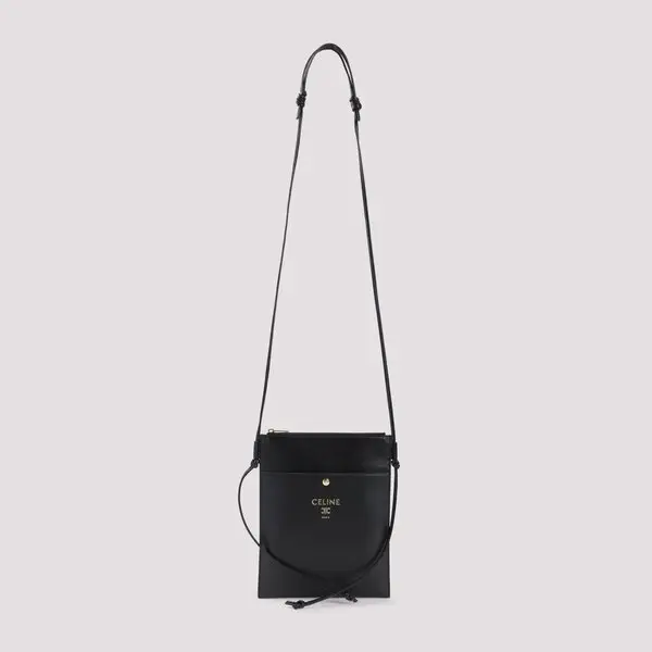 Celine Mini Sharp Pouch Handbag - Black