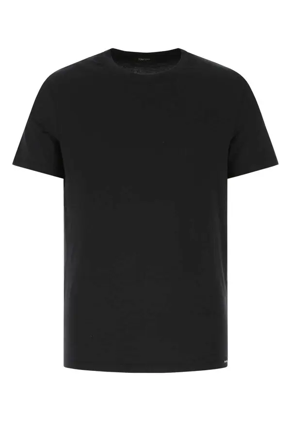 TOM FORD Stretch Cotton-modal T-shirt - Black