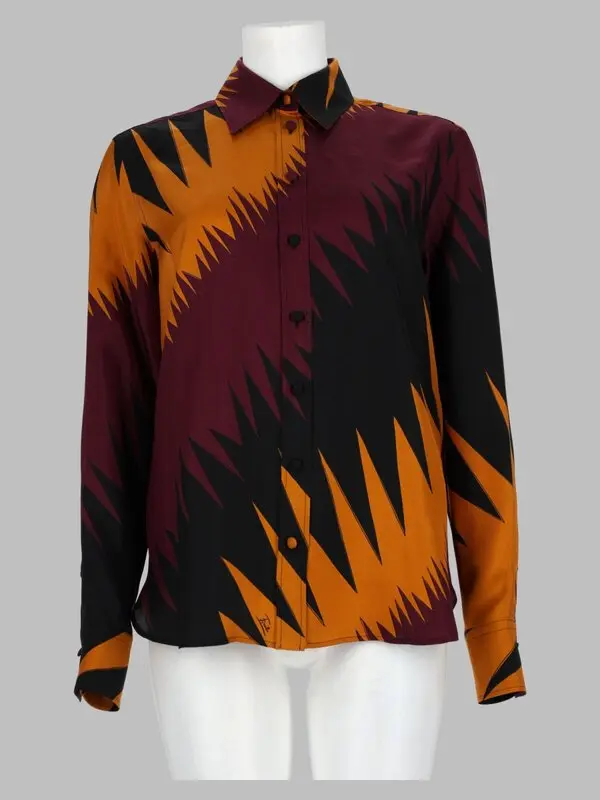 Emilio Pucci 100% Silk Printed Shirt