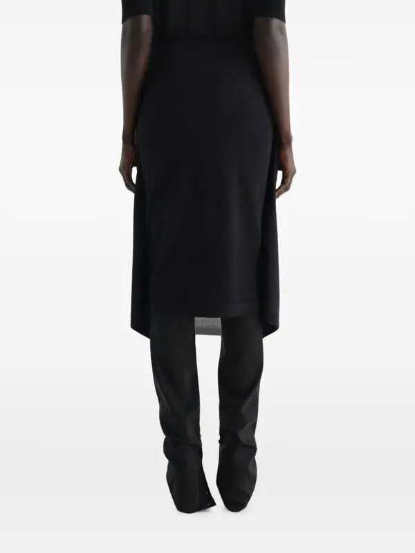 LEMAIRE Wool Blend Midi Skirt