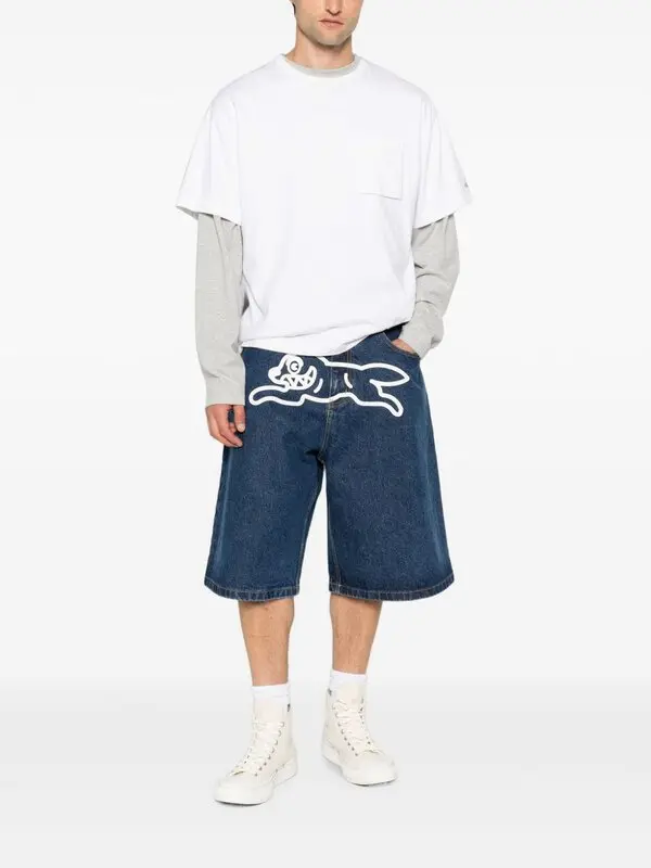 ICECREAM Denim Cargo Shorts