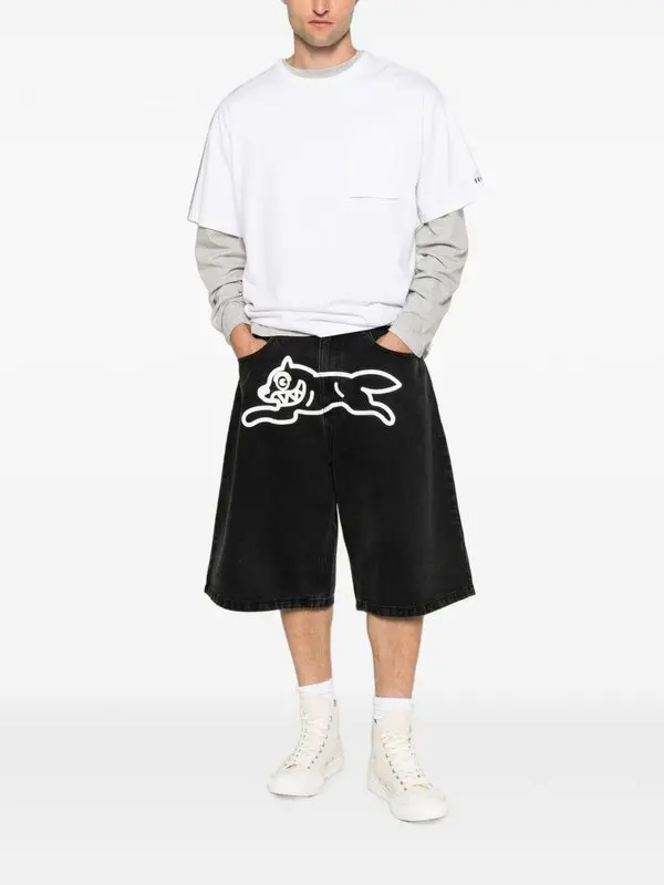 ICECREAM Denim Cargo Shorts