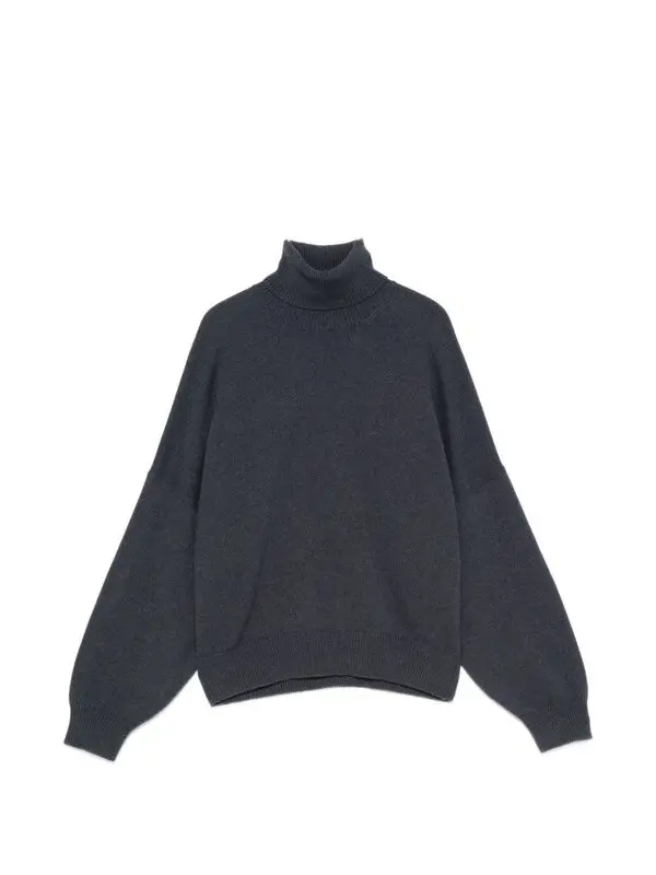 Brunello Cucinelli Cashmere Turtleneck Sweater - Blue