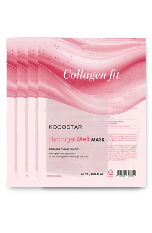 Kocostar Hydrogel Melt Mask Collagen Fit - Pink