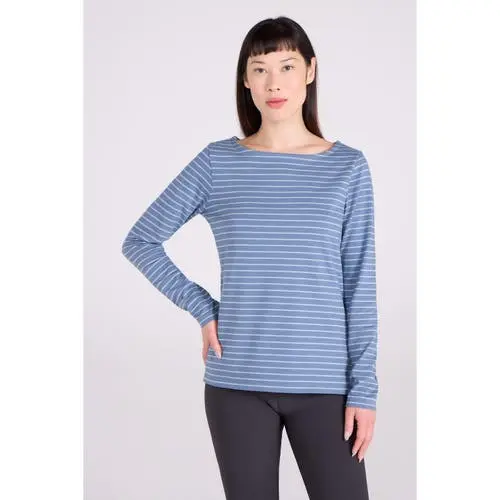 Mountain Warehouse St Ives Crew Neck Striped Top - Blue