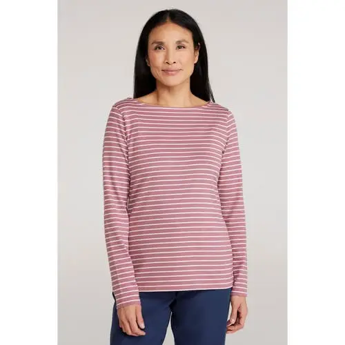 Mountain Warehouse St Ives Crew Neck Striped Top - Pink