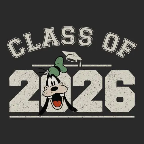 MICKEY & FRIENDS Goofy Class Of 2026 Short Sleeve Graphic T-shirt