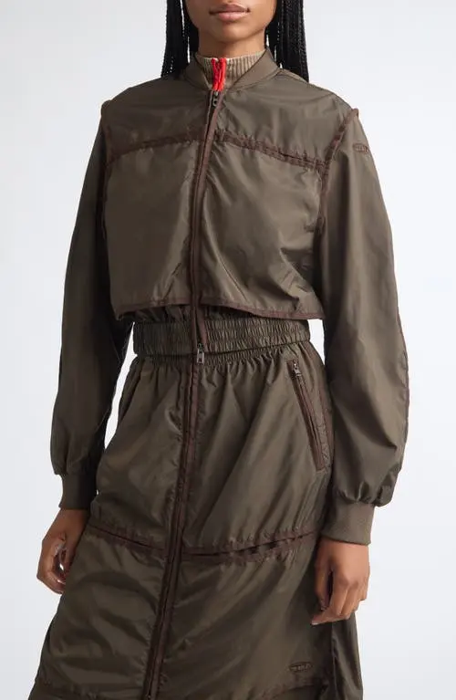 DIESEL® G-gotham Nylon Bomber Jacket - Brown