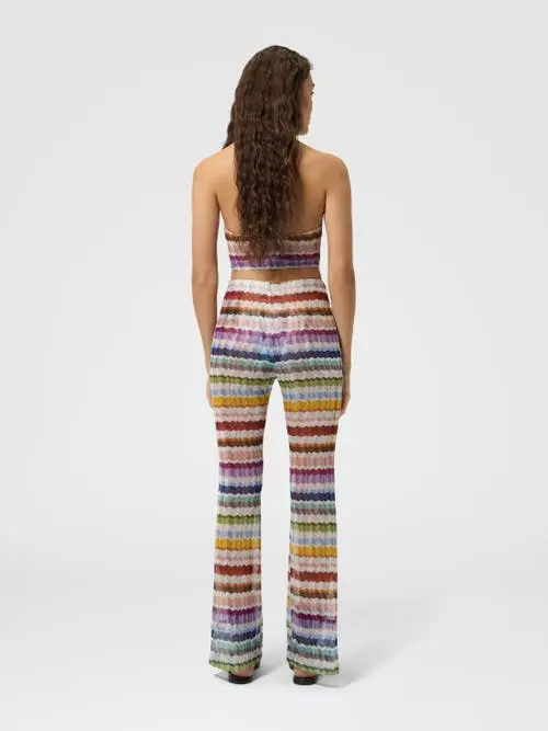 Missoni Zig Zag Tulle Halterneck Top