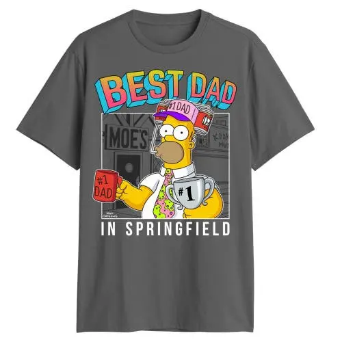 THE SIMPSONS Greatest Dad In Springfield Graphic T-shirt