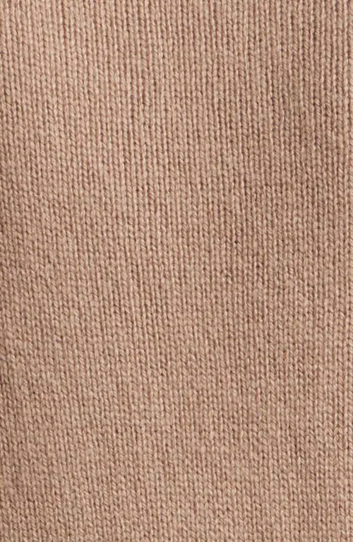 Vince High Rib Trim Wool & Cashmere Sweater - Toffee