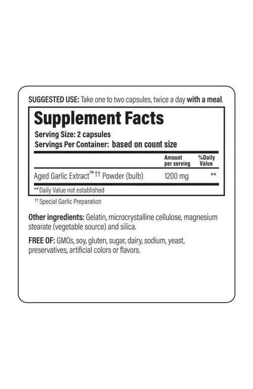 KYOLIC Aged Garlic Extract Formula 200, Cardiovascular & Immune, Reserve