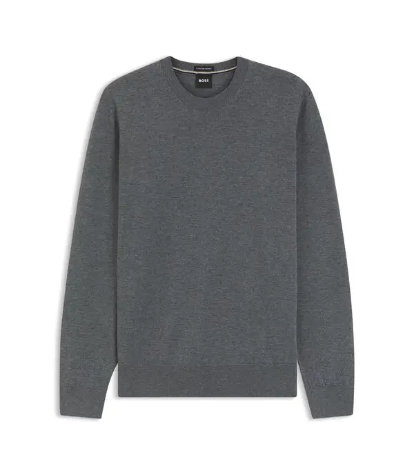 BOSS Merino Wool Sweater - Grey
