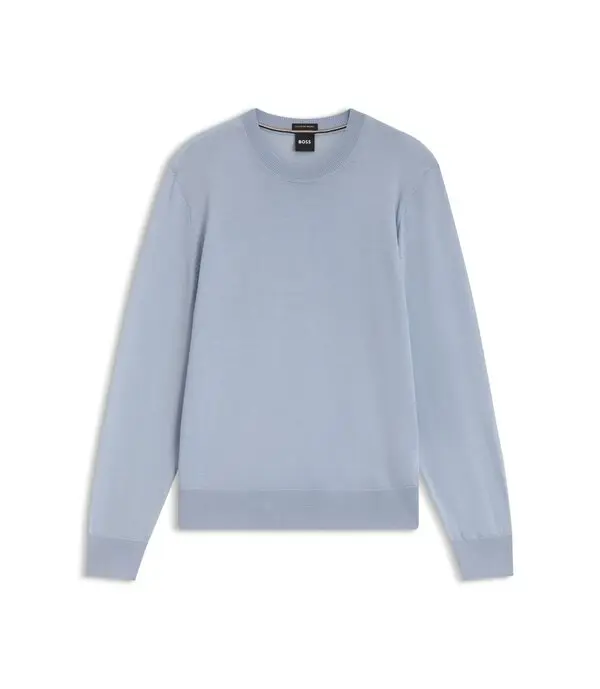 BOSS Merino Wool Sweater - Light Blue