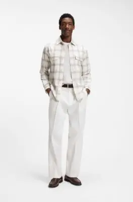 BOSS Merino Wool Sweater In A Regular Fit