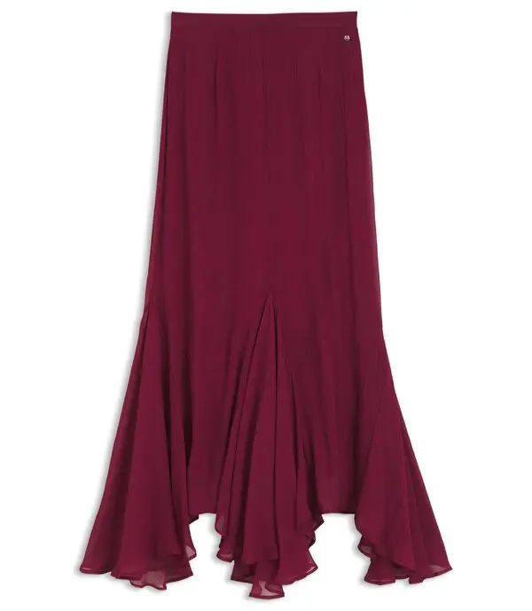 BOSS Midi Skirt With Asymmetric Hemline