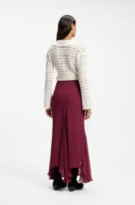 BOSS Midi Skirt With Asymmetric Hemline