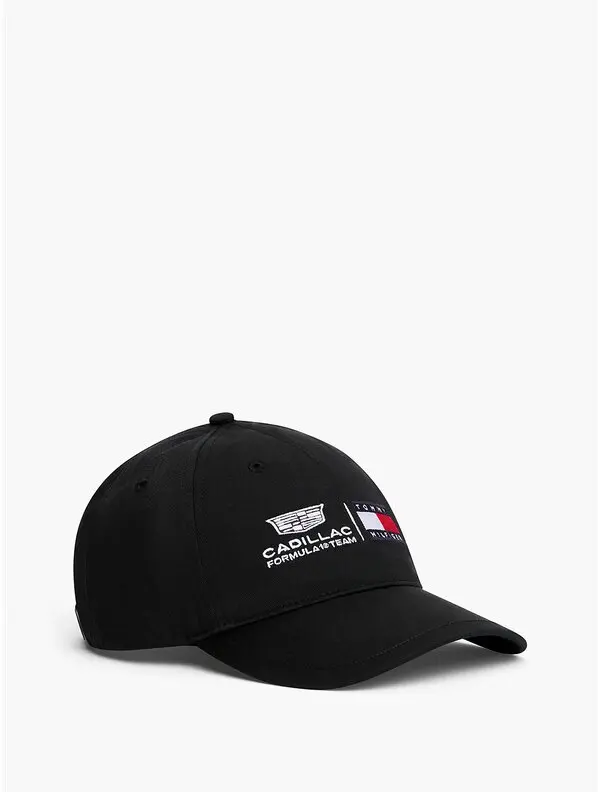 Tommy Hilfiger Tommy X Cadillac F1 Team Dual-logo Baseball Cap - Black