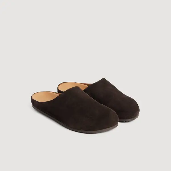 Sandro Split Suede Mules