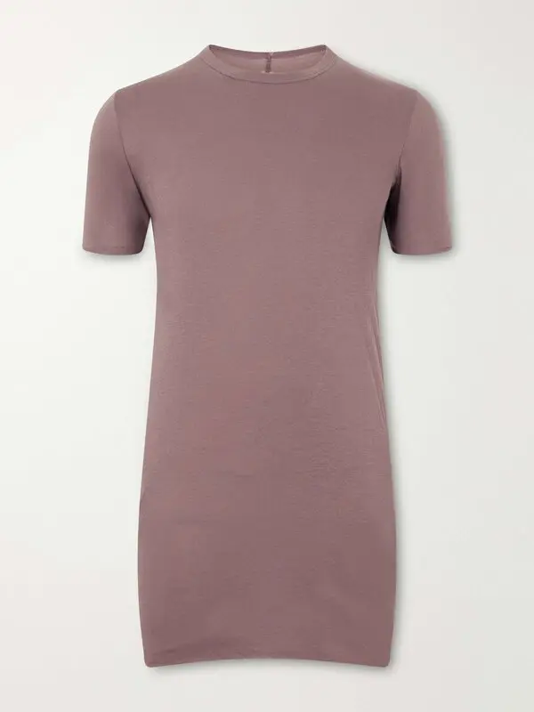 Rick Owens Double Cotton T-shirt - Purple