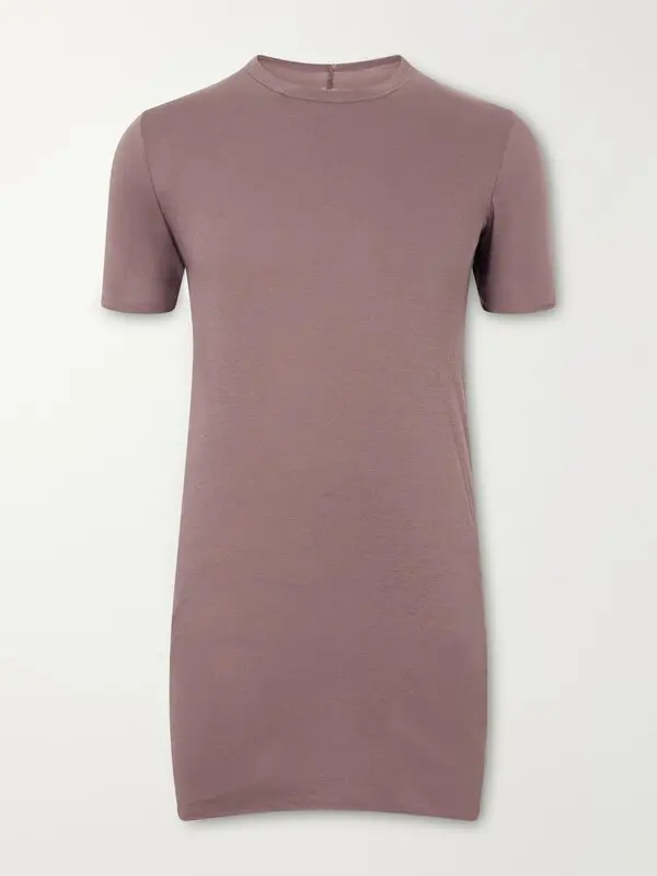 Rick Owens Double Cotton T-shirt - Purple