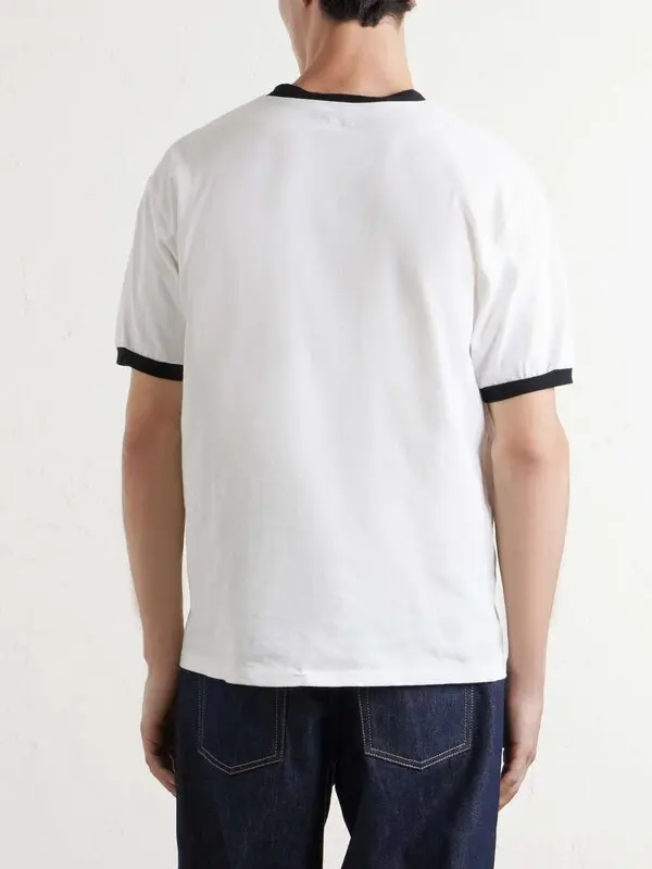 Kapital Embellished Printed Cotton-jersey T-shirt