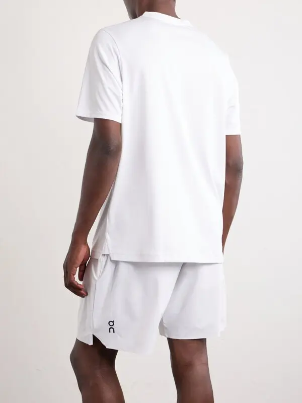 On Court Recycled Dry-tec™ And Mesh T-shirt - White