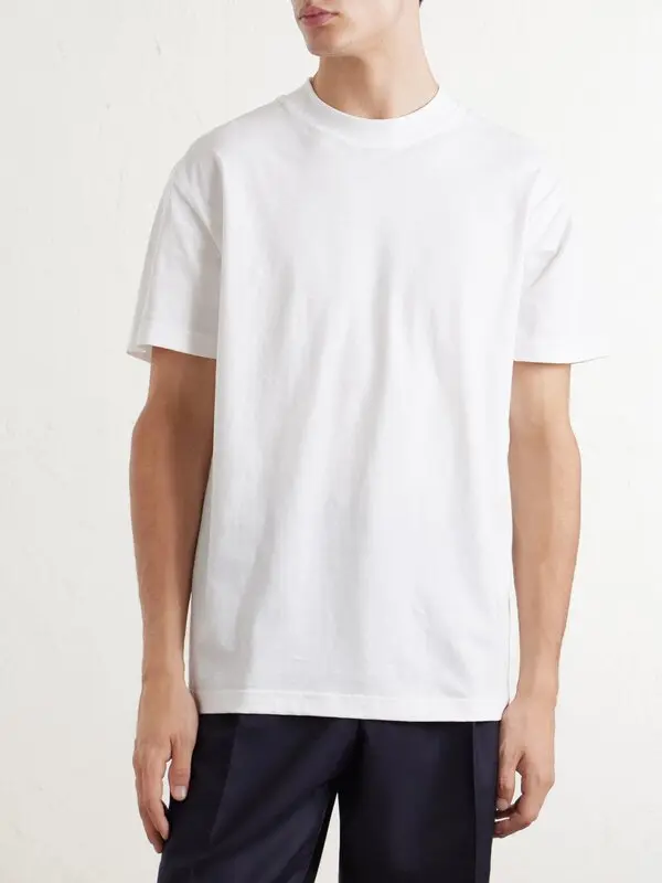LARDINI Cotton-jersey T-shirt