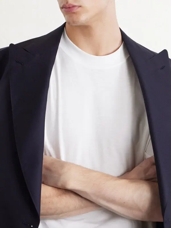 LARDINI Cotton-jersey T-shirt