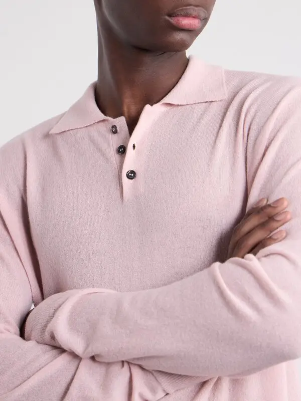 SLOWEAR Zanone Cashmere-blend Polo Sweater