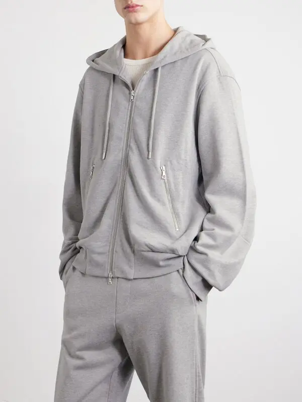Dries Van Noten Zip-up Cotton Hoodie